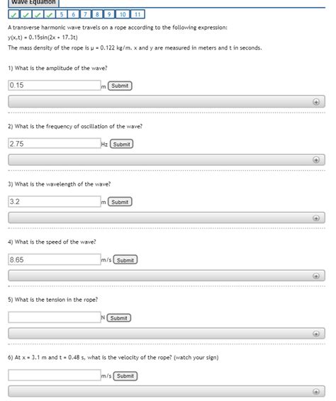 Solved Wave Equation A Transverse Harmonic Chegg Com