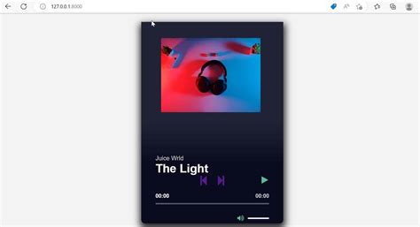 how to create a music player application using django