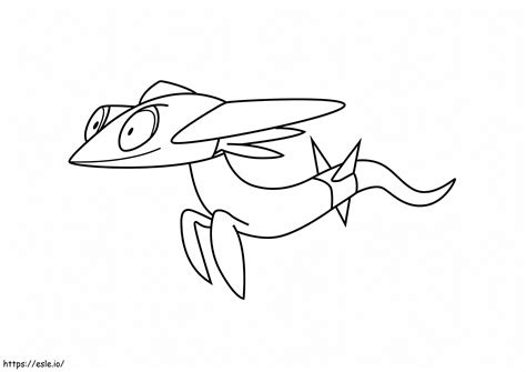 Dreepy Pokemon 3 Coloring Page