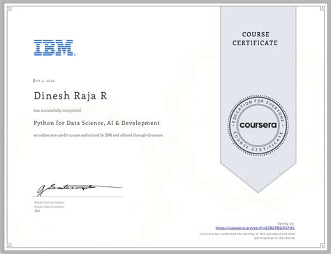 Dinesh Raja On Linkedin Python Datascience Ai Learning Coursera
