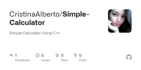 GitHub CristinaAlberto Simple Calculator Simple Calculator Using C