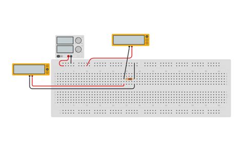 Circuit Design Projeto Lei De Ohm Tinkercad