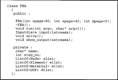 Figure 3 2 From An Object Oriented Finite Element Formulation For