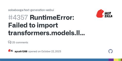 Runtimeerror Failed To Import Transformersmodelsllamamodelingllama Because Of The Following