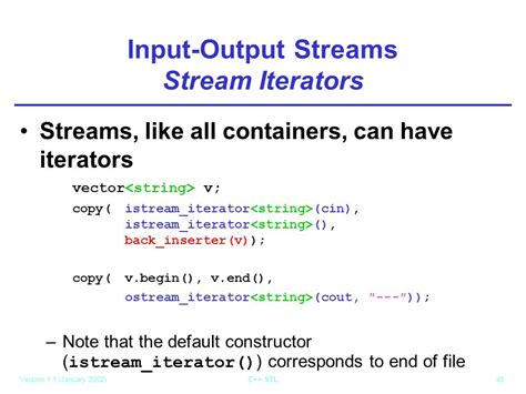 Introduction To The Iso C Standard Template Library Stl Ppt Video
