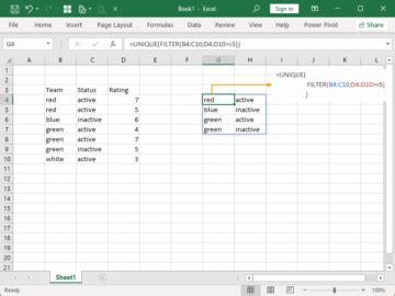 UNIQUE Function DailyEXCEL Net