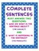 Complete Vs Incomplete Sentence Sort And Poster By Crocker S Creations