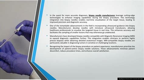 Ppt The Role Of Biopsy Needle Manufacturers In Advancing Cancer Diagnostics Powerpoint