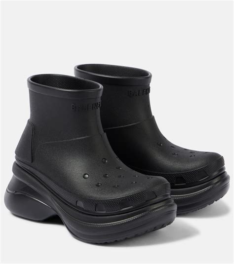 X Crocs Rain Boots In Black Balenciaga Mytheresa