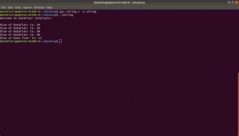 Strings In C C With Examples And Quizzes Dataflair