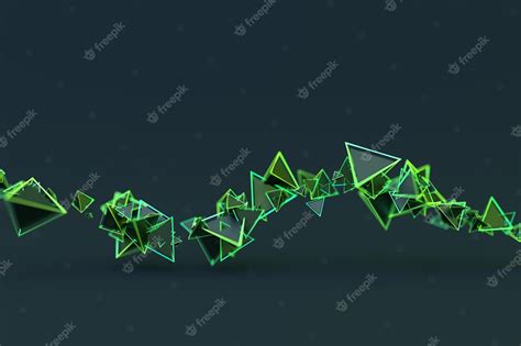 Premium Photo Abstract 3d Rendering Of Geometric Shapes