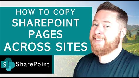 How To Copy Sharepoint Pages Across Sites Youtube