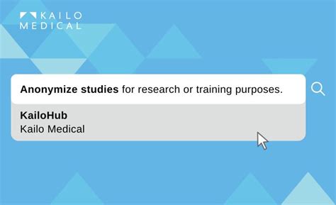 Kailohub Anonymize Radiology Data With Dicom Tags Kailo Medical Posted On The Topic Linkedin