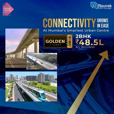 Raunakgroup Addraunaktoyourlife Raunakcity Connectivity Lifestyle Realestate Township