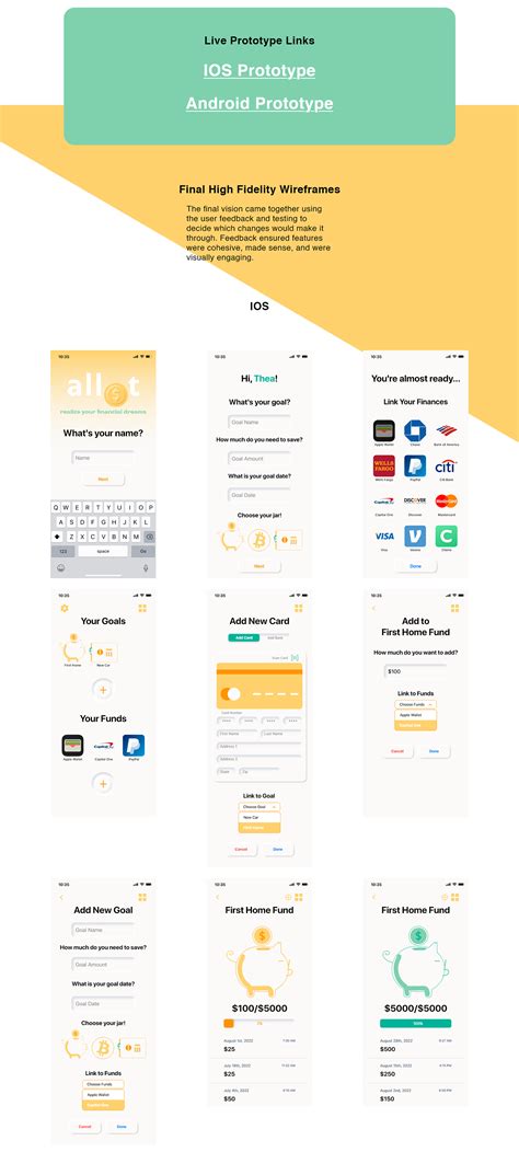 Uxui Financial Budgeting Native Iosandroid Mobile App On Behance