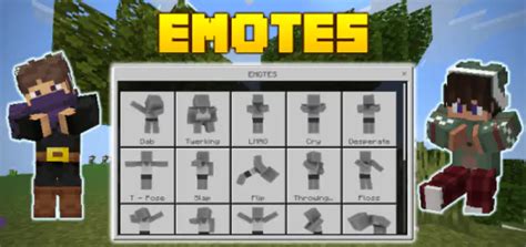 Emotes Mod 25 Emotes Mods For Minecraft