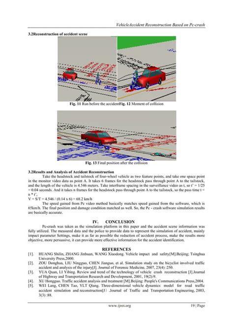 Vehicle Accident Reconstruction Based On Pc Crash Pdf