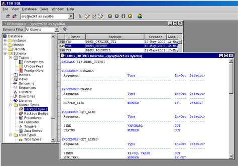 Oracle Base Tshsql Plsql Editor And Sql Query Tool