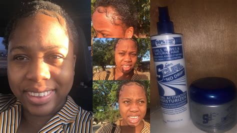 Lusters S Curl Texturizer Styling Gel And Spray On Natural 4c Hair Youtube