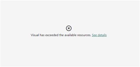 Visualisation Error Alert Microsoft Fabric Community