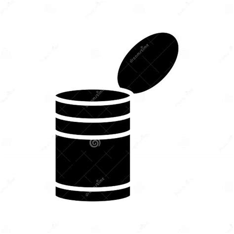 Open Tin Can Icon Set Tin Open Metal Vector Symbol Stock Vector Illustration Of Soup Logo