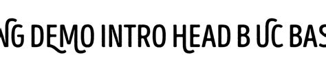 DEMO Intro Head B UC Base Regular Free Fonts Helvetica Neue Font Free Download