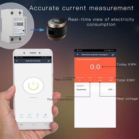 WiFi Smart Power Meter Switch Power Consumption Energy Monitoring Meter Smart Devices Mobile