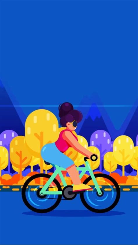 Cycling Animation Motion Design