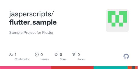 Github Jasperscripts Flutter Sample Sample Project For Flutter