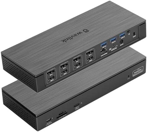 Amazon Com Plugable Usb C Docking Station Dual Monitor In Usb G W Laptop Charging