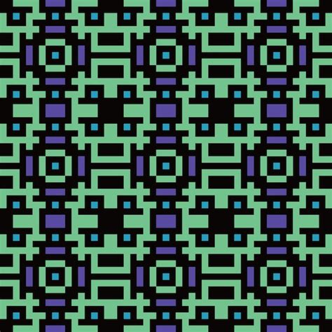 Premium Vector Seamless Pixel Abstract Pattern