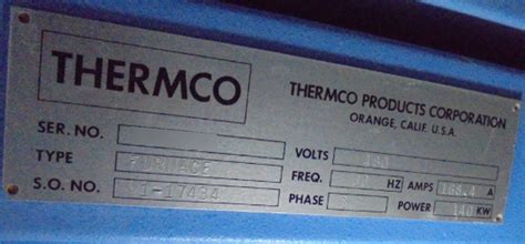 Thermco 4900 Diffusion Furnace Used For Sale Price 293813264 Buy