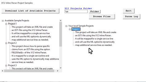 Inline Parser Training