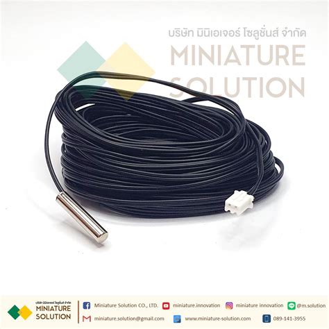 ntc temperature sensor board modbus rtu เซ็นเซอร์การวัดอุณหภูมิ ntc 10k