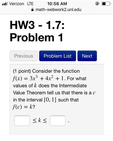 Solved Ll Verizon Lte 10 56 Am Math Hw3