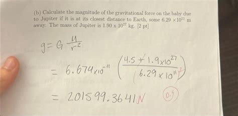 Solved A Calculate The Magnitude Of The Gravitational Chegg Com