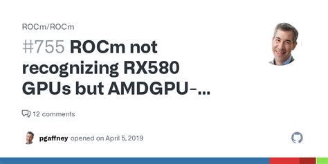 Rocm Not Recognizing Rx580 Gpus But Amdgpu Pro Does · Issue 755 · Rocm
