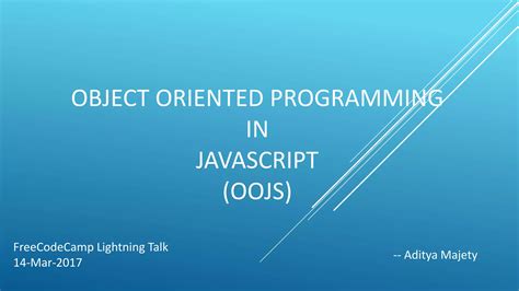 Object Oriented Programming In Javascript Pptx