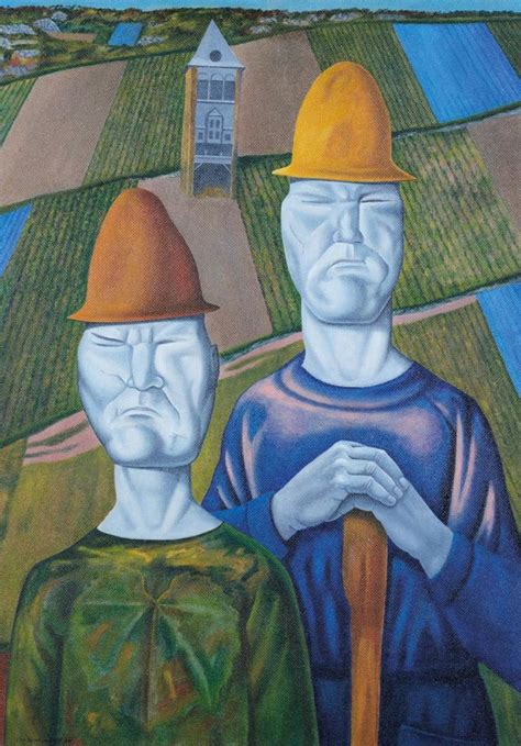 Leo Bensemann Figures In A Vineyard Bacharach