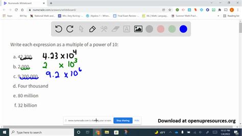 Solvedwrite The Following Numbers Using Powers Of Ten Notation A