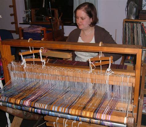 This Is One Huge Loom She Looks Like She Really Knows What She Is Doing Too