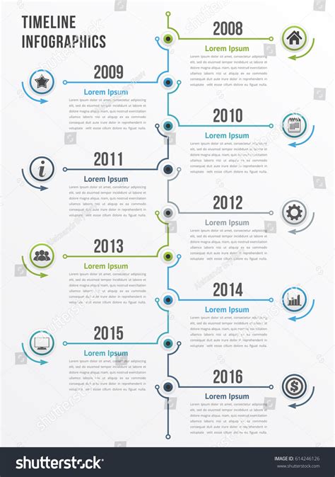 Vertical Timeline Infographic Vertical Timeline Infographics Design