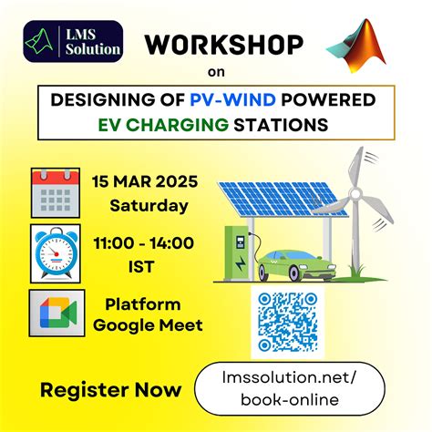 Online Matlab Workshop Designing Of Pv Wind Powered Ev Charging Stations