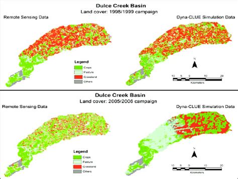 Simulation Results A Land Use Situation At The Start Of The Download Scientific Diagram