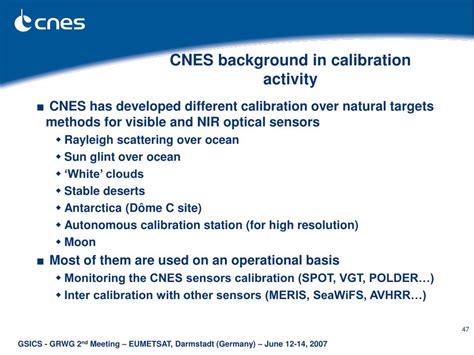 Ppt Global Space Based Inter Calibration System Gsics Powerpoint Presentation Id 4322038