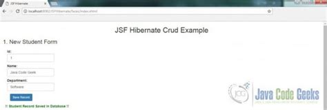 Jsf Hibernate Crud Example Java Code Geeks