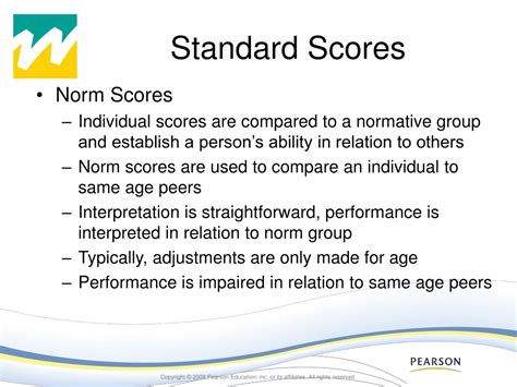 PPT WMS IV Wechsler Memory Scale Fourth Edition Overview Of Contrast Scores PowerPoint