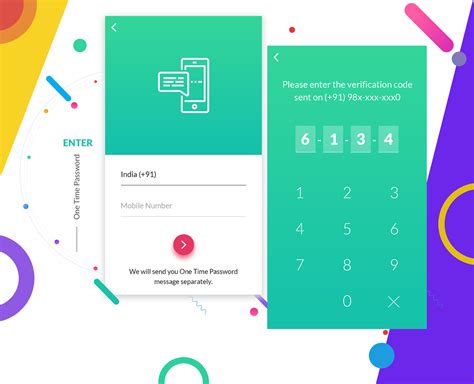 One Time Password Ui On Behance