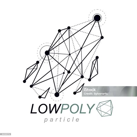 추상적인 벡터 기하학적 형태 3 차원 모양입니다 통신 기술 현대 상징 0명에 대한 스톡 벡터 아트 및 기타 이미지 0명 3차원 형태 가장자리 Istock