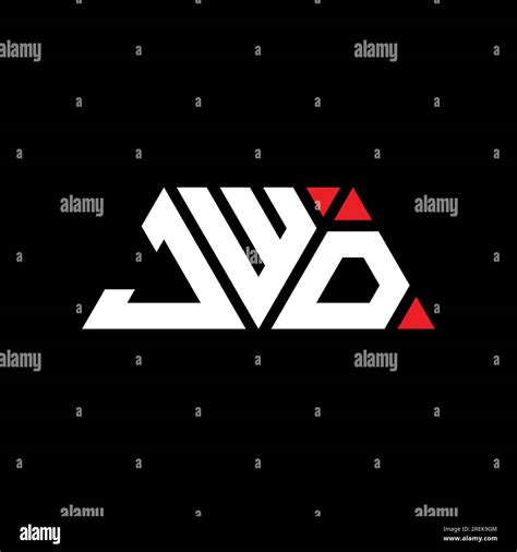 JWD Triangle Letter Logo Design With Triangle Shape JWD Triangle Logo Design Monogram JWD